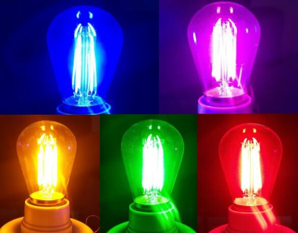 360 Degree Small Led Bulbs 800lm , 8w Rgb Led E26 Bulb 120v Ac For ...