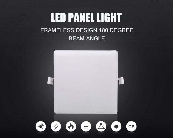 Dimmable Frameless LED Panel Light 24w 4000K 2400LM Aluminum Back Lighting