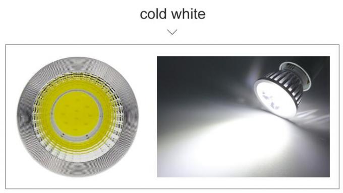 IP20 LED Spot Bulbs For Indoor Decoration , High Power 3W COB LED Lamp